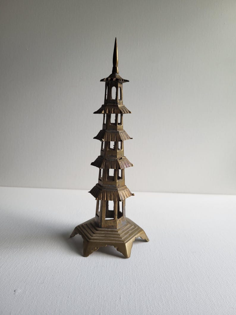 Antique Bronze Chinese Pagoda - Etsy