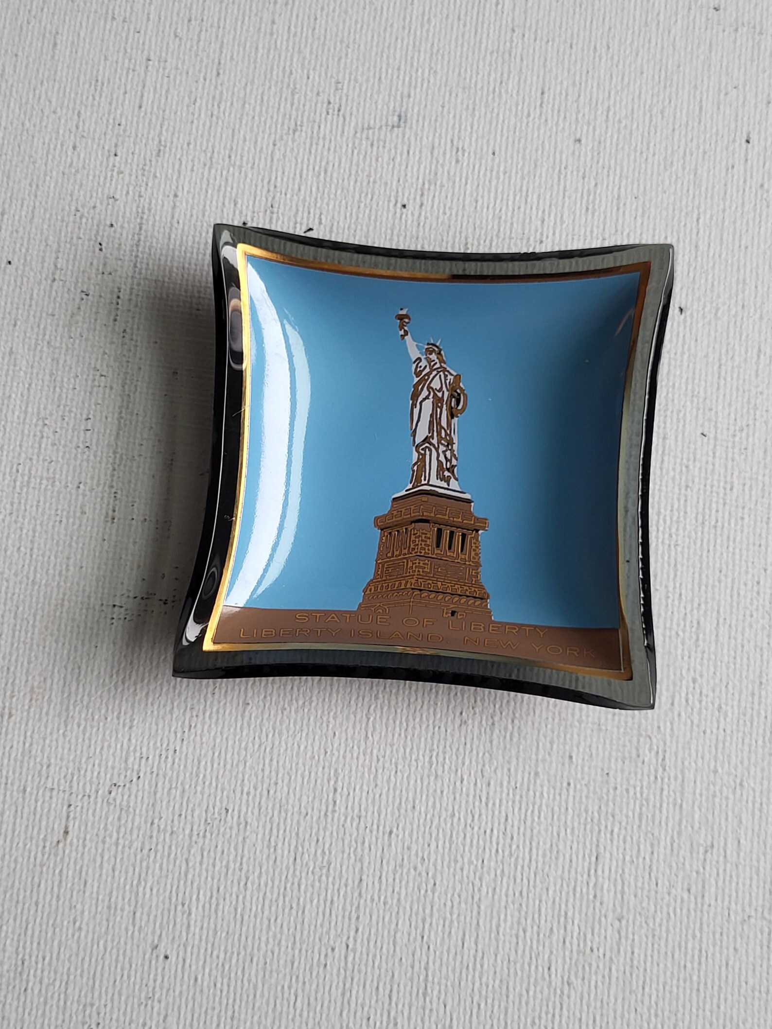 Set of 4 Houze NY State Fair Souvenir Glass Trays - Etsy
