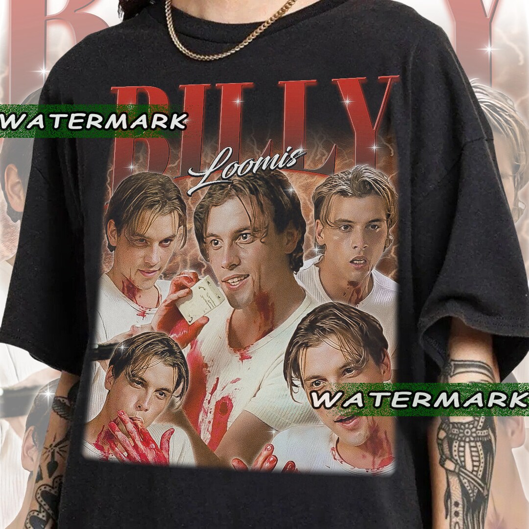 BILLY LOOMIS I Stu Macher Shirt, Scream Movie Shirt, Scream Movie Tees ...