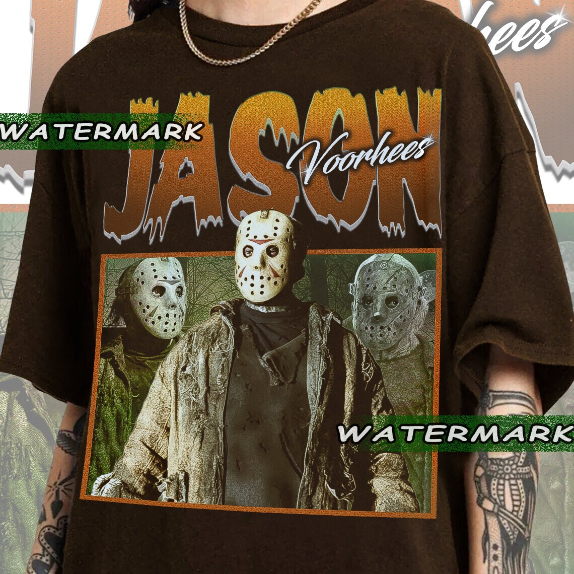 JASON VOORHEES I Friday the 13th Horror Movie Tee, Jason Voorhees Shirt ...