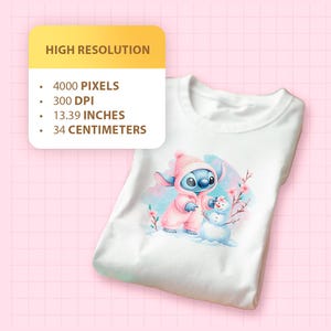 16 PNG Stitch Pink Christmas Watercolor Winter Holidays Design Clipart ...