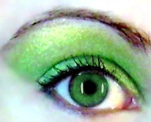 Mint Dilly Vegan Eye Shadow Bright Green With Gold Sparkle Shimmer ...