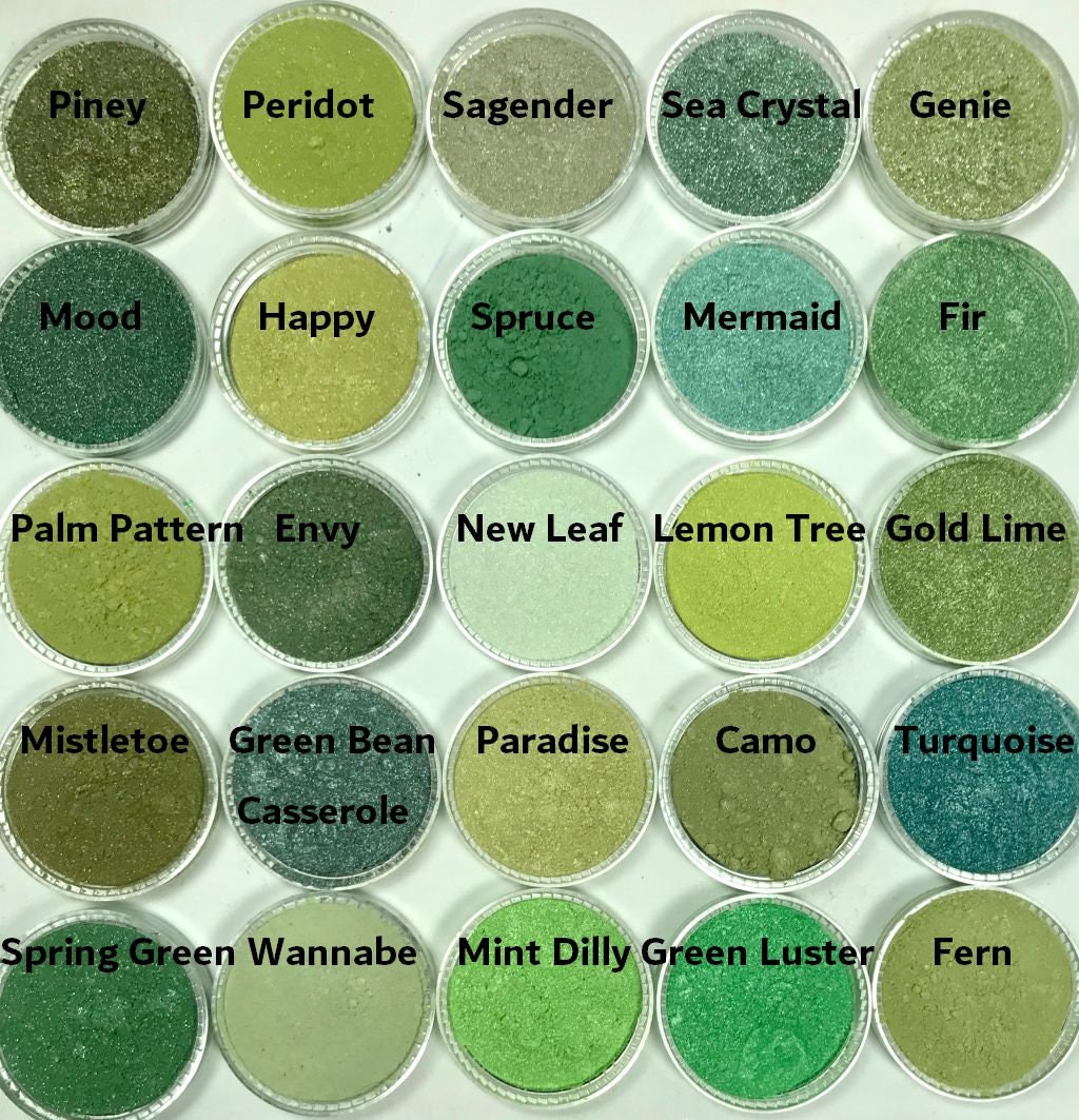 Mac Green Eyeshadows