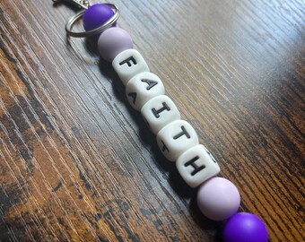 Cross faith Keychain - Etsy