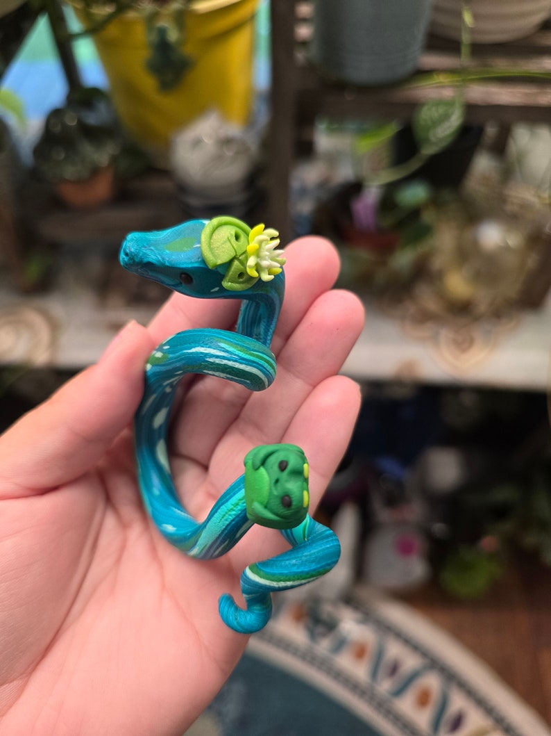 Lilypad Swamp Frog Teal Snake Plant Pot Hanger - Etsy