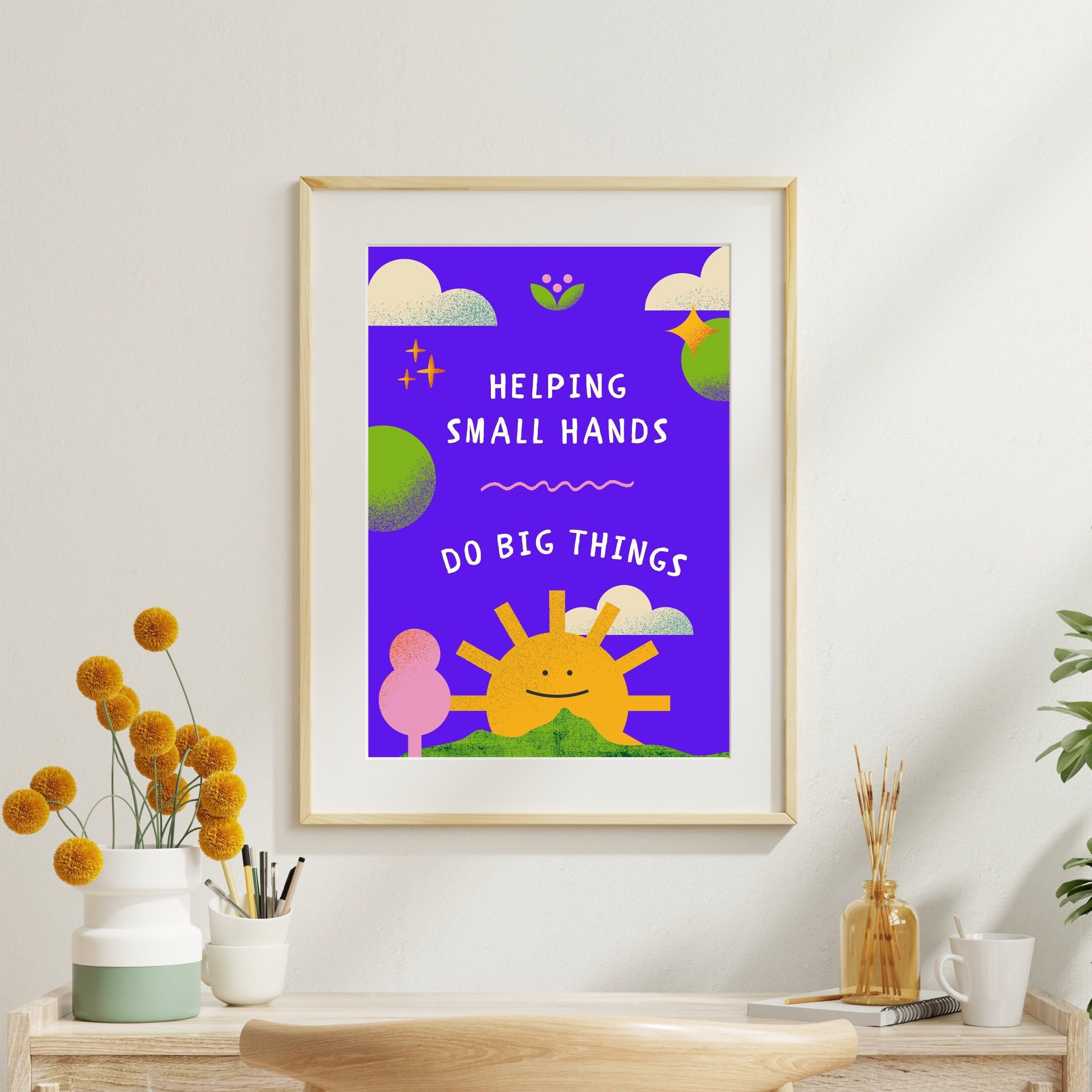 Pediatric Occupational Therapy Poster: Helping Small Hands Do Big ...