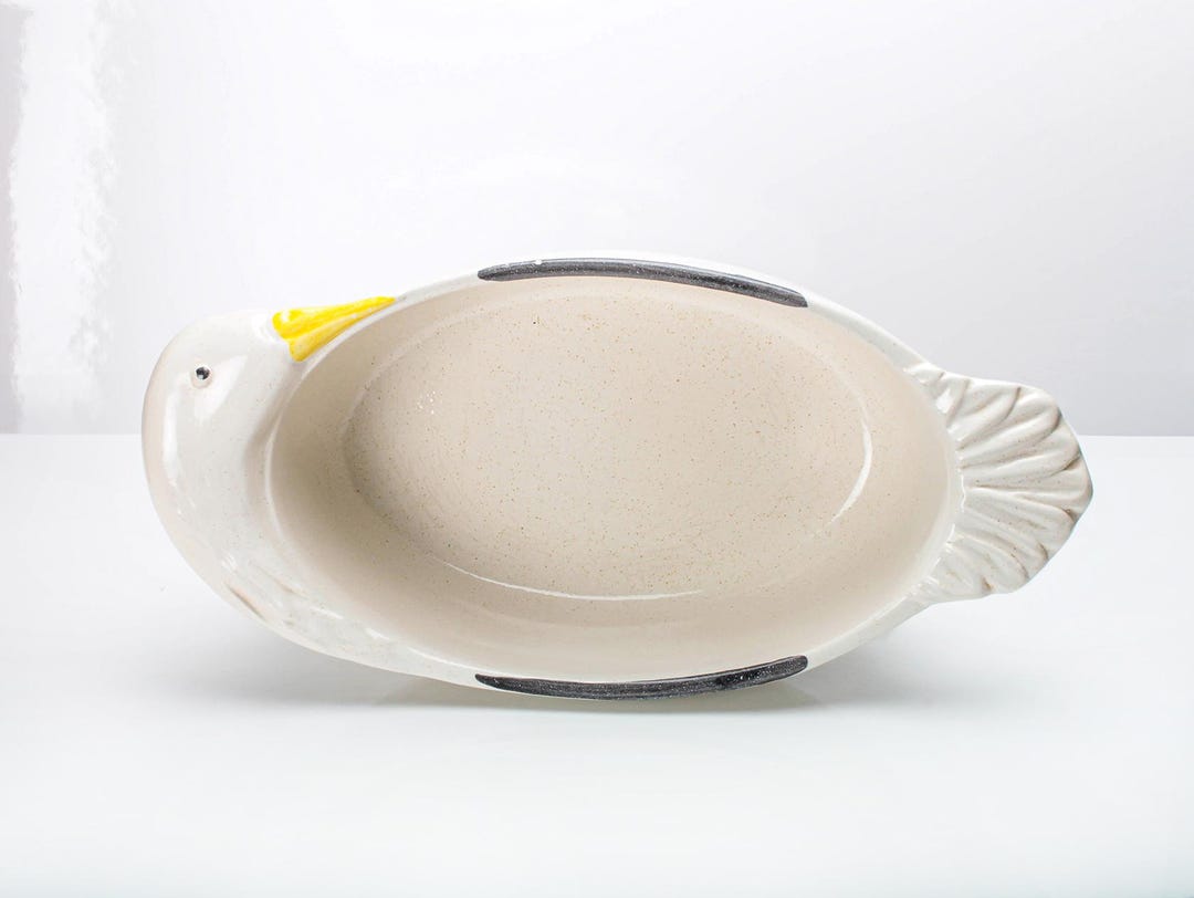 French Cooking Ceramic Dish Goose Shape - Etsy