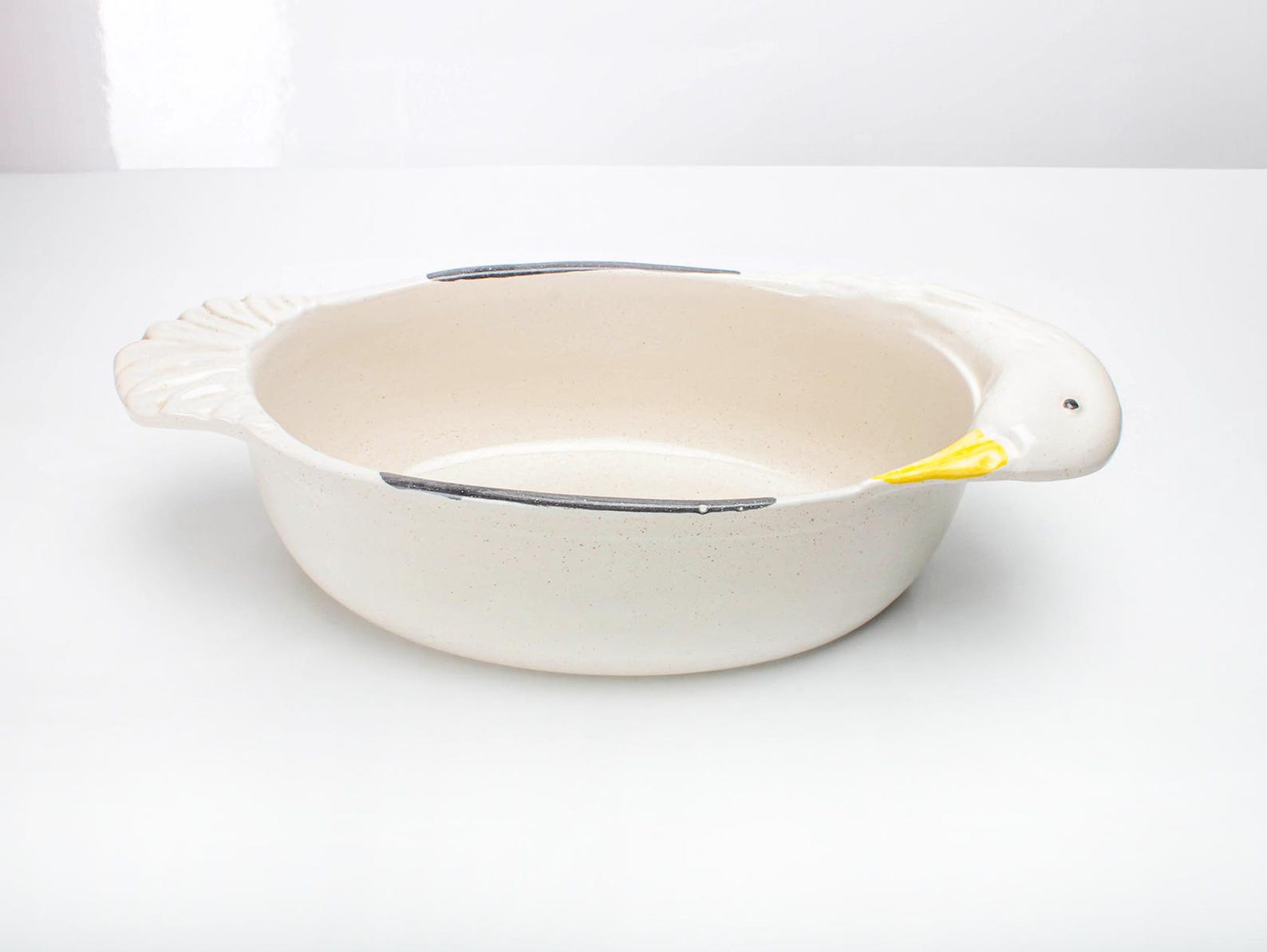 French Cooking Ceramic Dish Goose Shape - Etsy