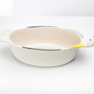 French Cooking Ceramic Dish Goose Shape - Etsy