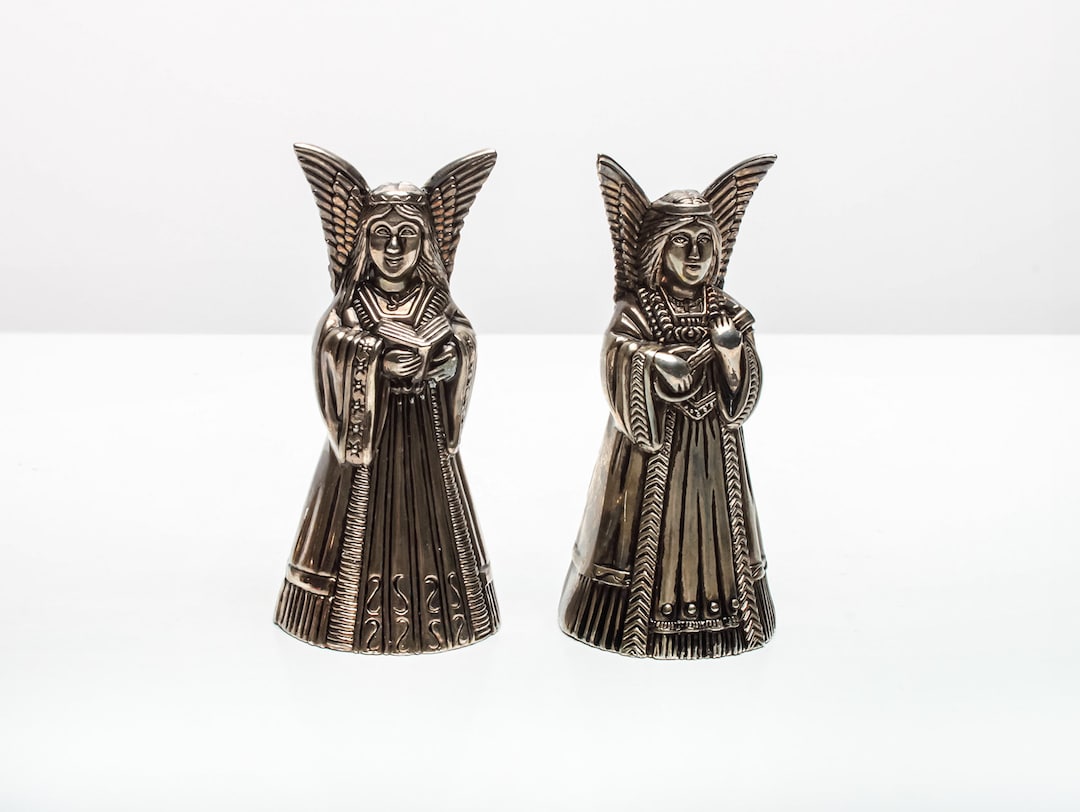 Angels Salt & Pepper Shakers in Metal - Etsy
