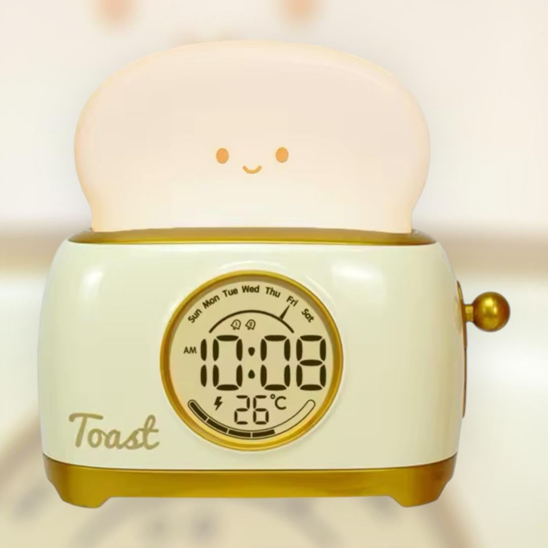 Kid's Digital Alarm Clock With LED Night Light Sleep Trainer ...