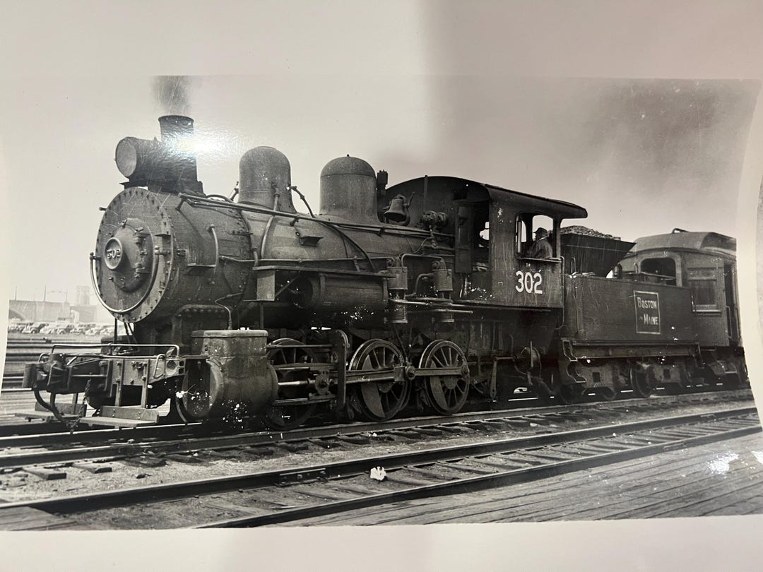 Boston & Maine Railroad Steam Engine 302 Boston, Massachusetts July ...