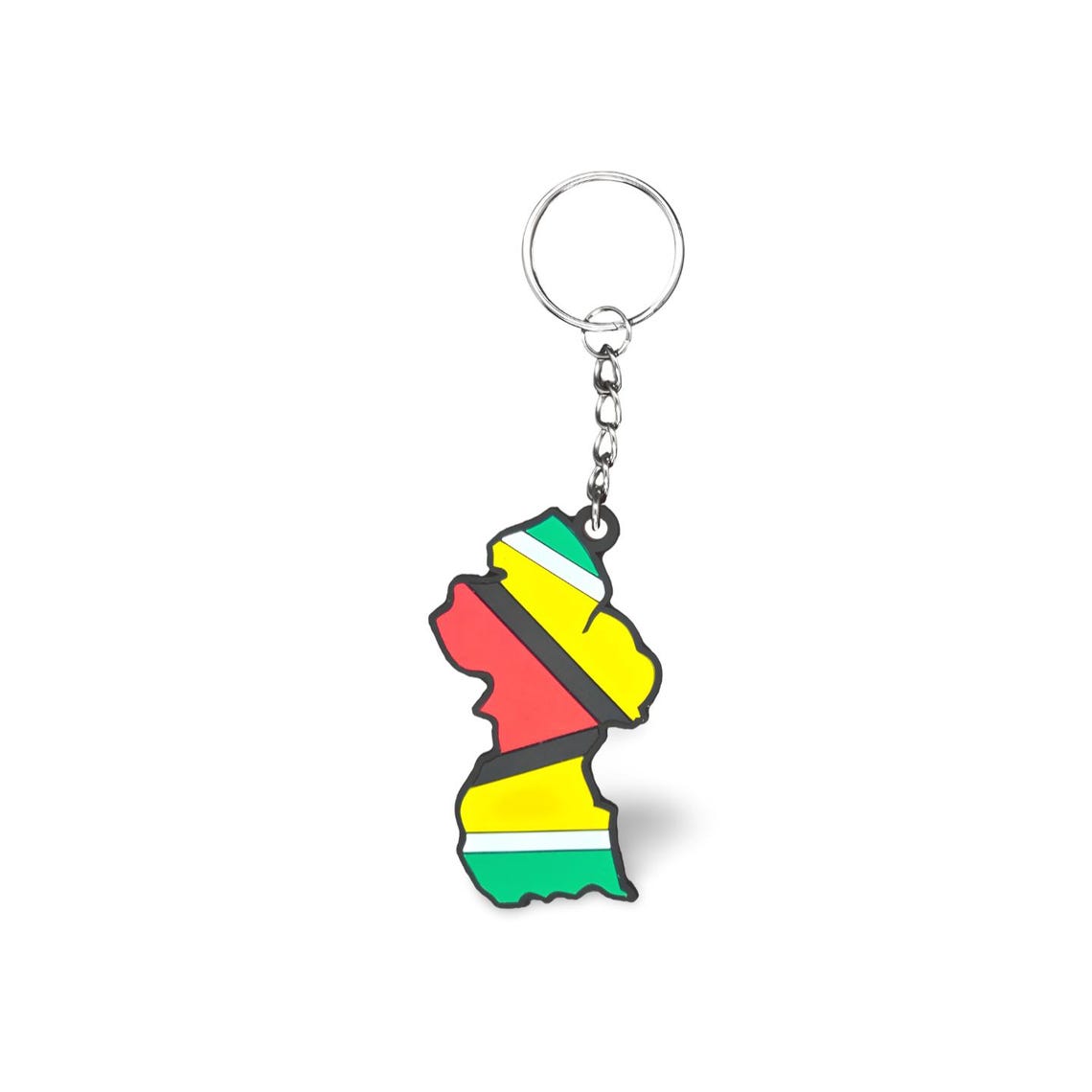 Guyana Key Charm - 2D Double Sided Vibrant Souvenir, Flag & Country ...