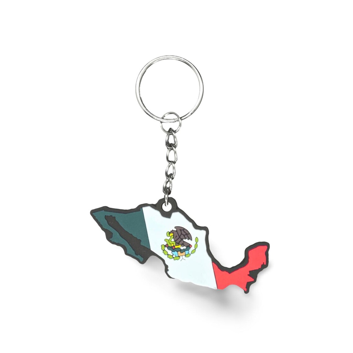 Mexico Flag Keychains- 2D Double Sided Vibrant Souvenir, Flag & Country ...