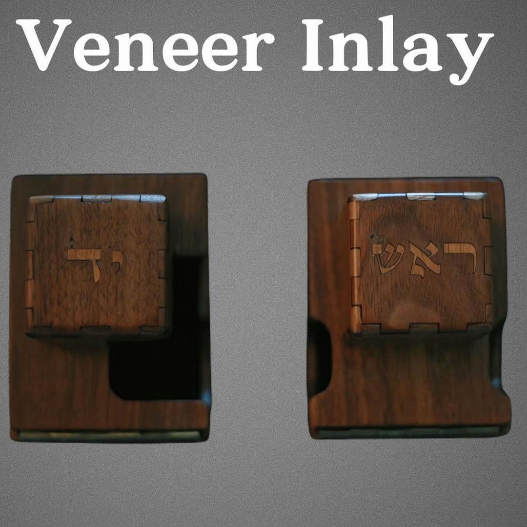 Handcrafted Wooden Tefillin Box: Customizable Judaica Gift - Etsy