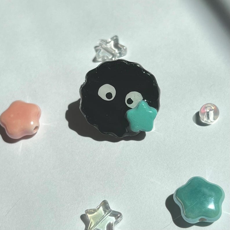 Studio Ghibli Spirited Away Soot Sprite Pin Handmade - Etsy