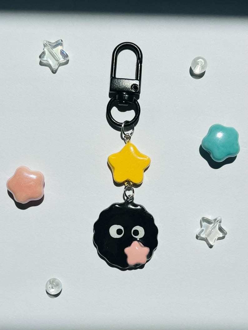 Studio Ghibli Spirited Away Soot Sprite Keychain Handmade - Etsy Australia