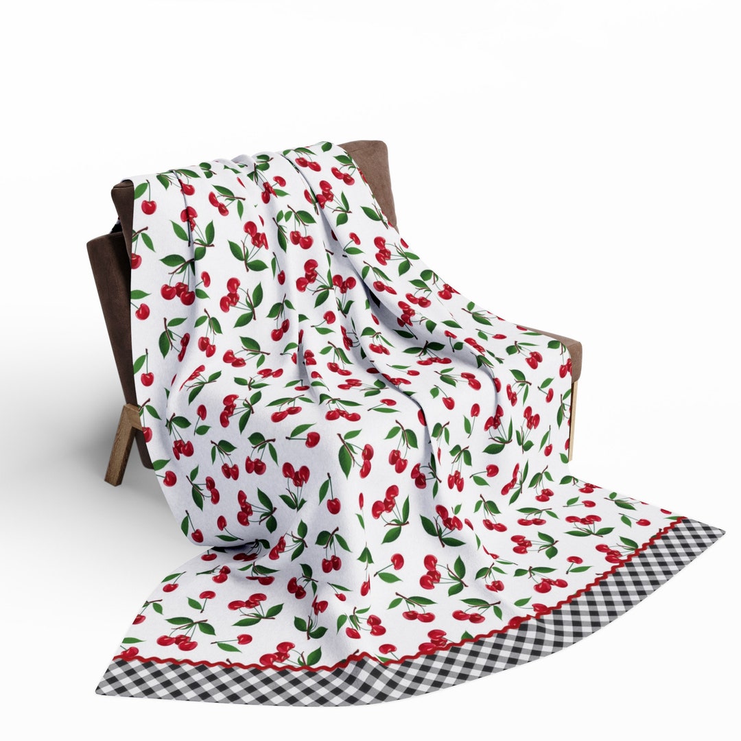 Cherry Jubilee--queen (60x80 Inch) or Throw Size (50x60 Inch) Arctic ...