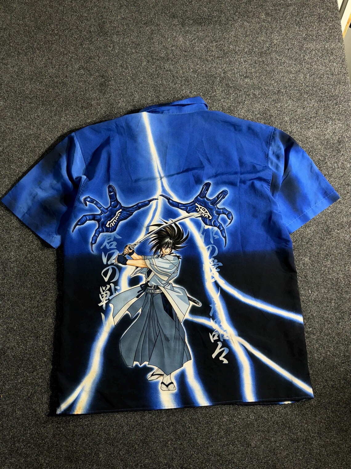 Vintage Samurai Shodown Seishiro Kuki AOP Shirt Size 2XL Million Guy ...