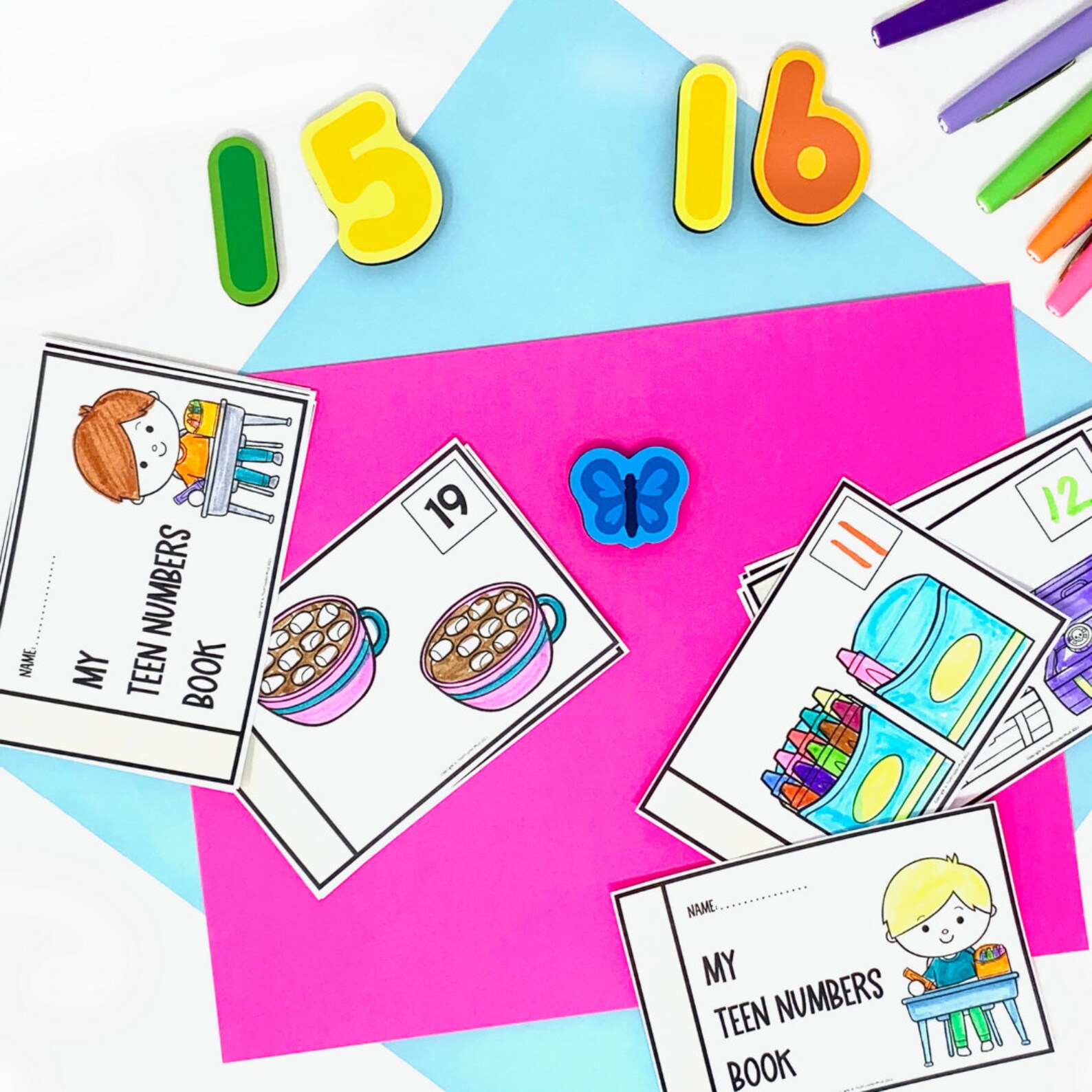 Teen Number Activities - Etsy