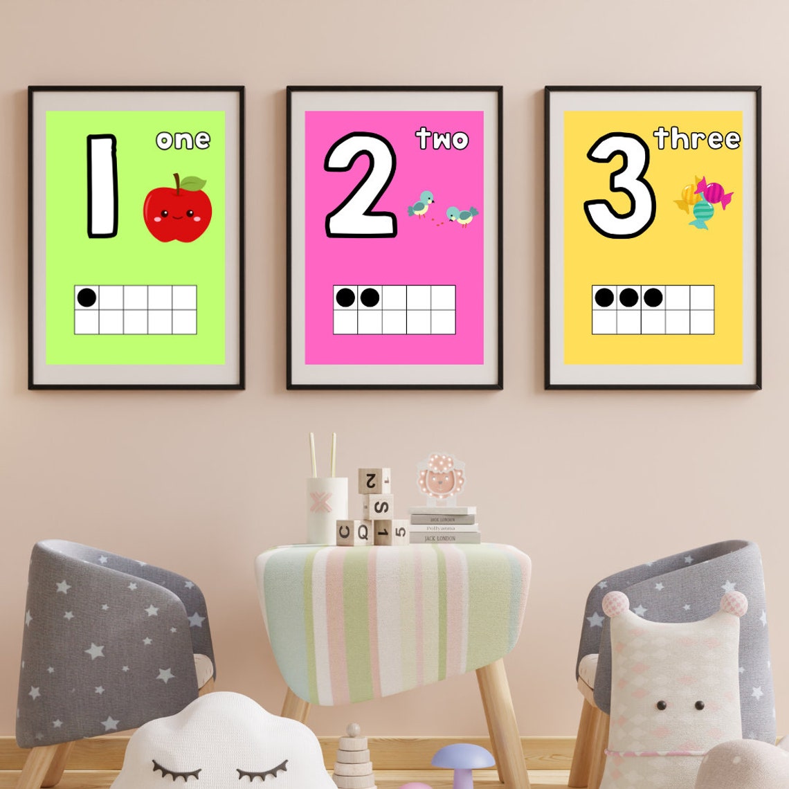 Number Posters 1 to 20 Tens Frames and Place Value - Etsy