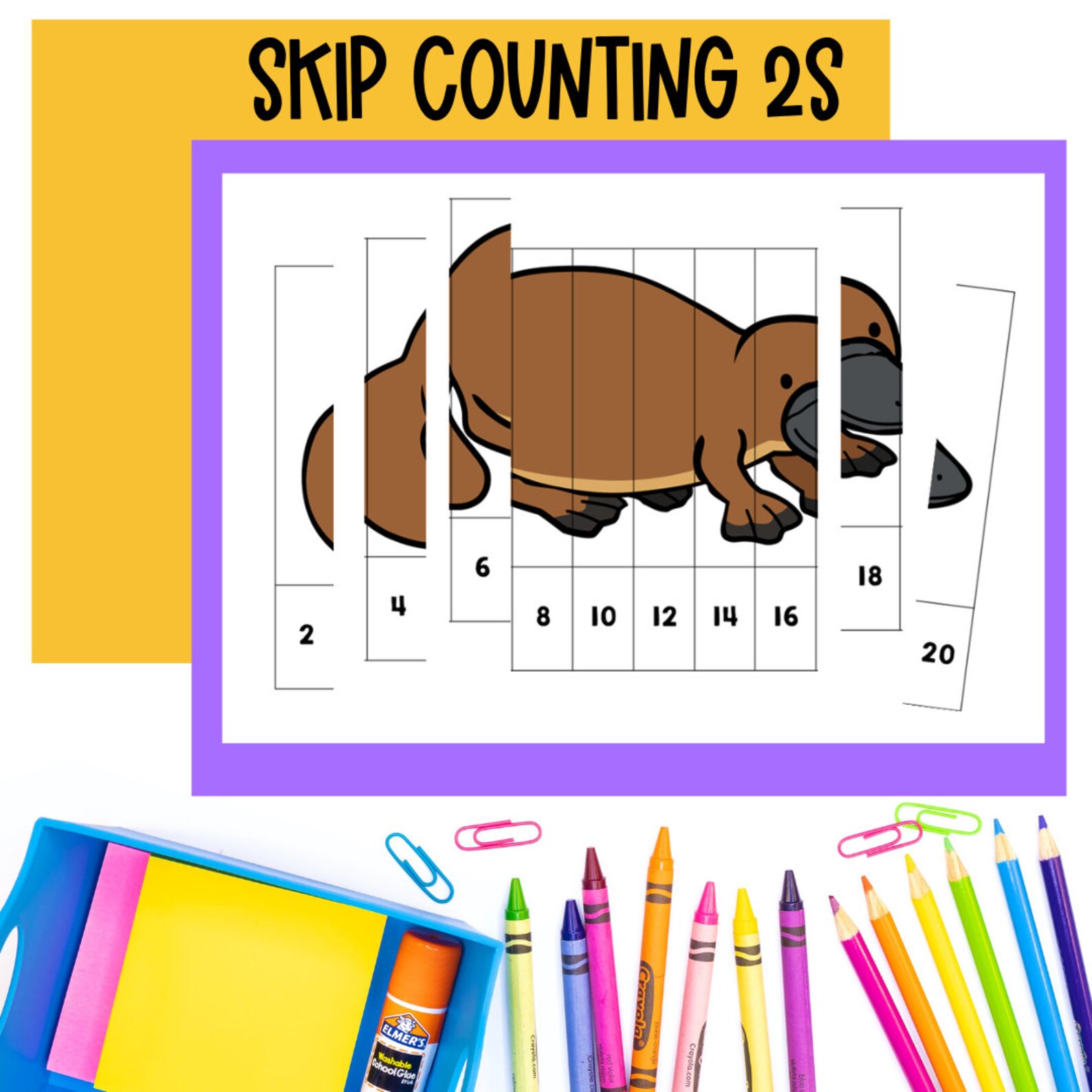 Sequencing Number Puzzles 1 to 30 Skip Count 2s Counting 10s First ...