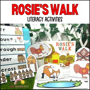 Rosie's Walk by Pat Hutchins Story Retell Activities - Etsy