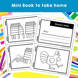 Rosie's Walk by Pat Hutchins Story Retell Activities - Etsy