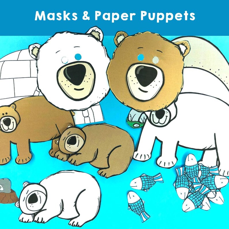 The Very Hungry Bear | Lessons Activities Story Retell Comprehension ...