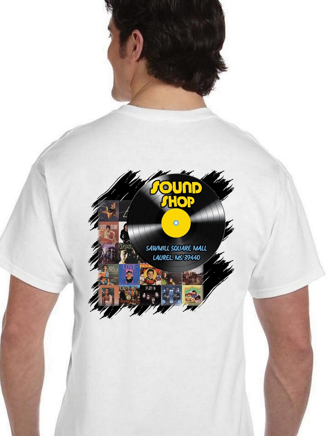 80s-90s Retro Record Shop Tee Design DIGITAL Download/sound Shop/png - Etsy