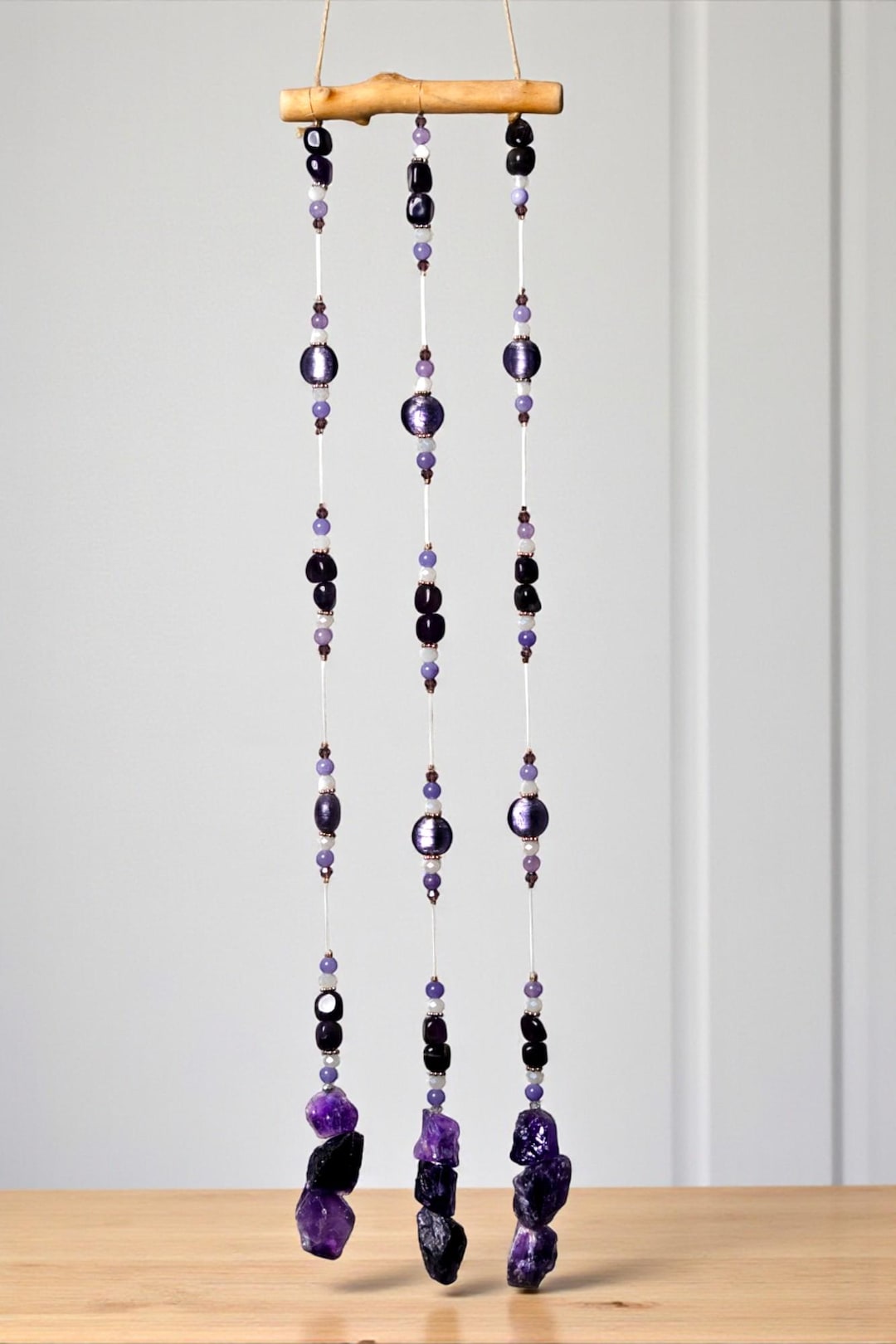 Amethyst Wind Chime - A Pop of Purple Protection - Etsy