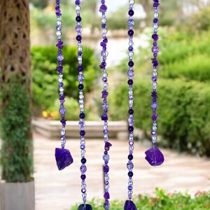 Amethyst Wind Chime - A Pop of Purple Protection - Etsy