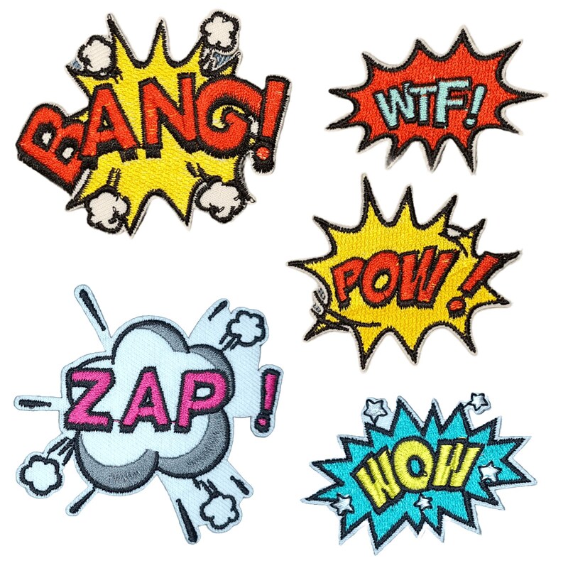 Cartoon Patches - Etsy