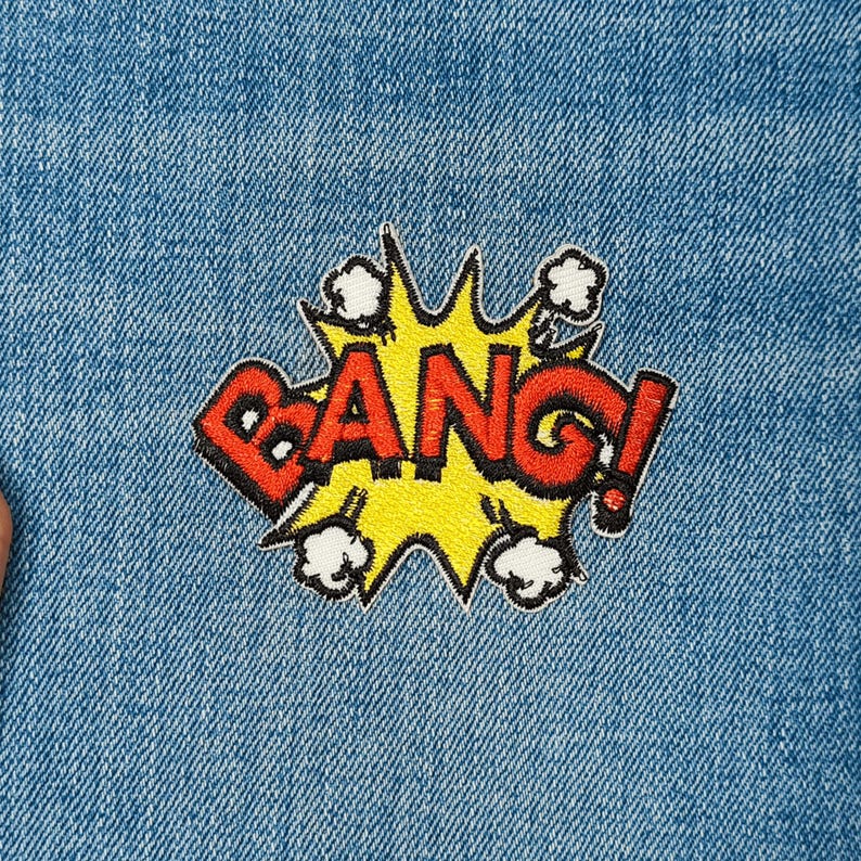 Cartoon Bubble Patches | Iron on Patches Back Patch Embroidered Patches ...