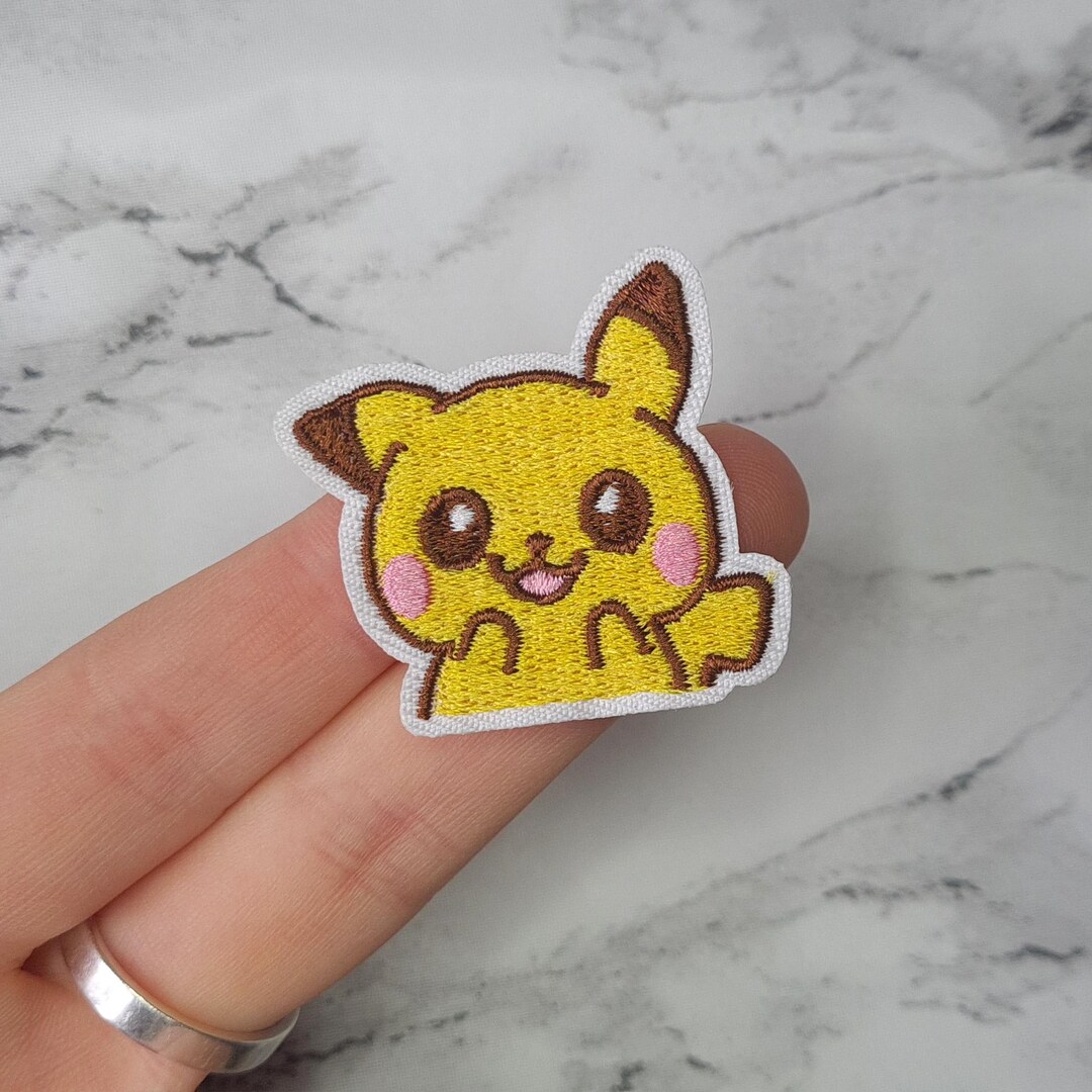 Cute Baby Pikachu Iron on Pokemon Patch Sew on Patch Applique ...