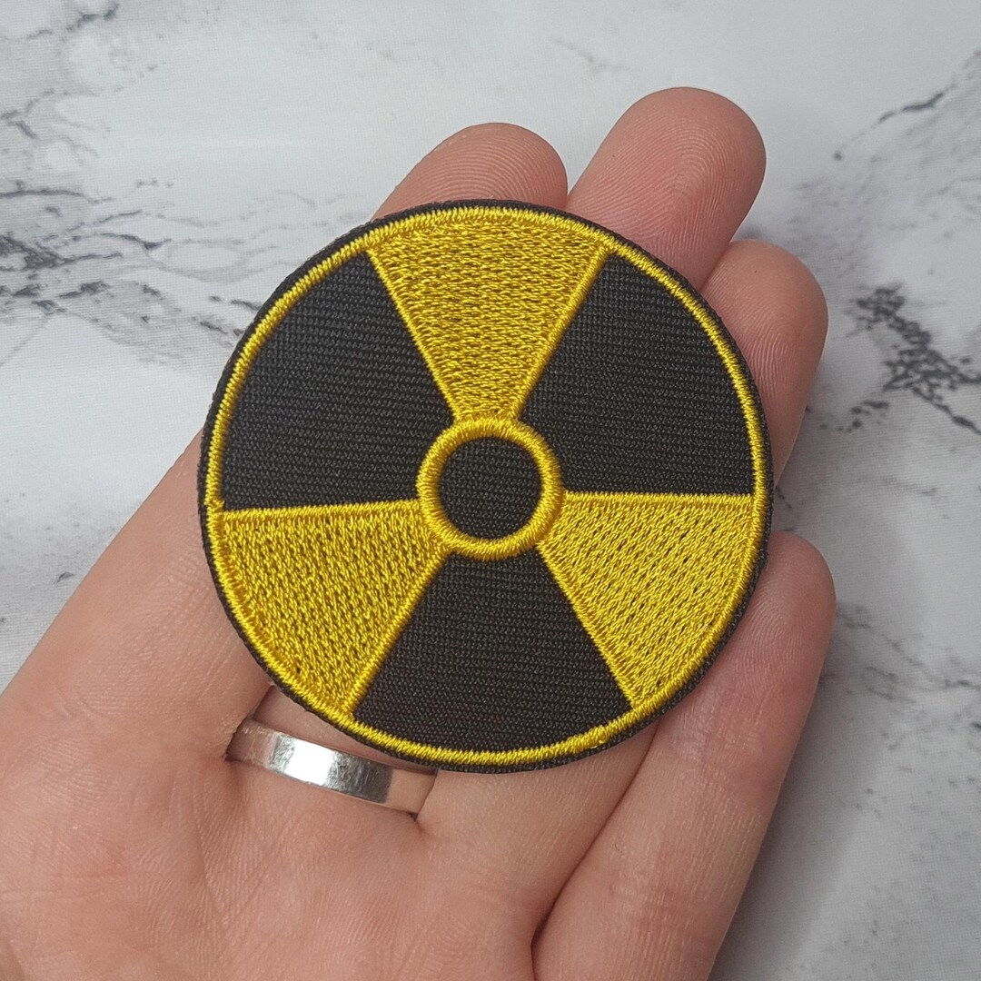 Radioactive Nuclear Symbol Iron on Patch Sew on Patch Applique ...
