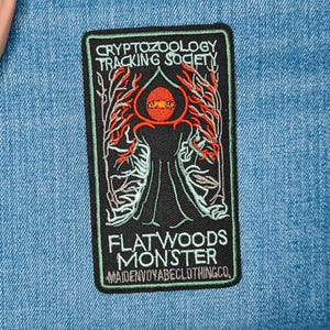 Cryptid Collection Embroidered Patches | Cryptozoology Sew on Appliques ...