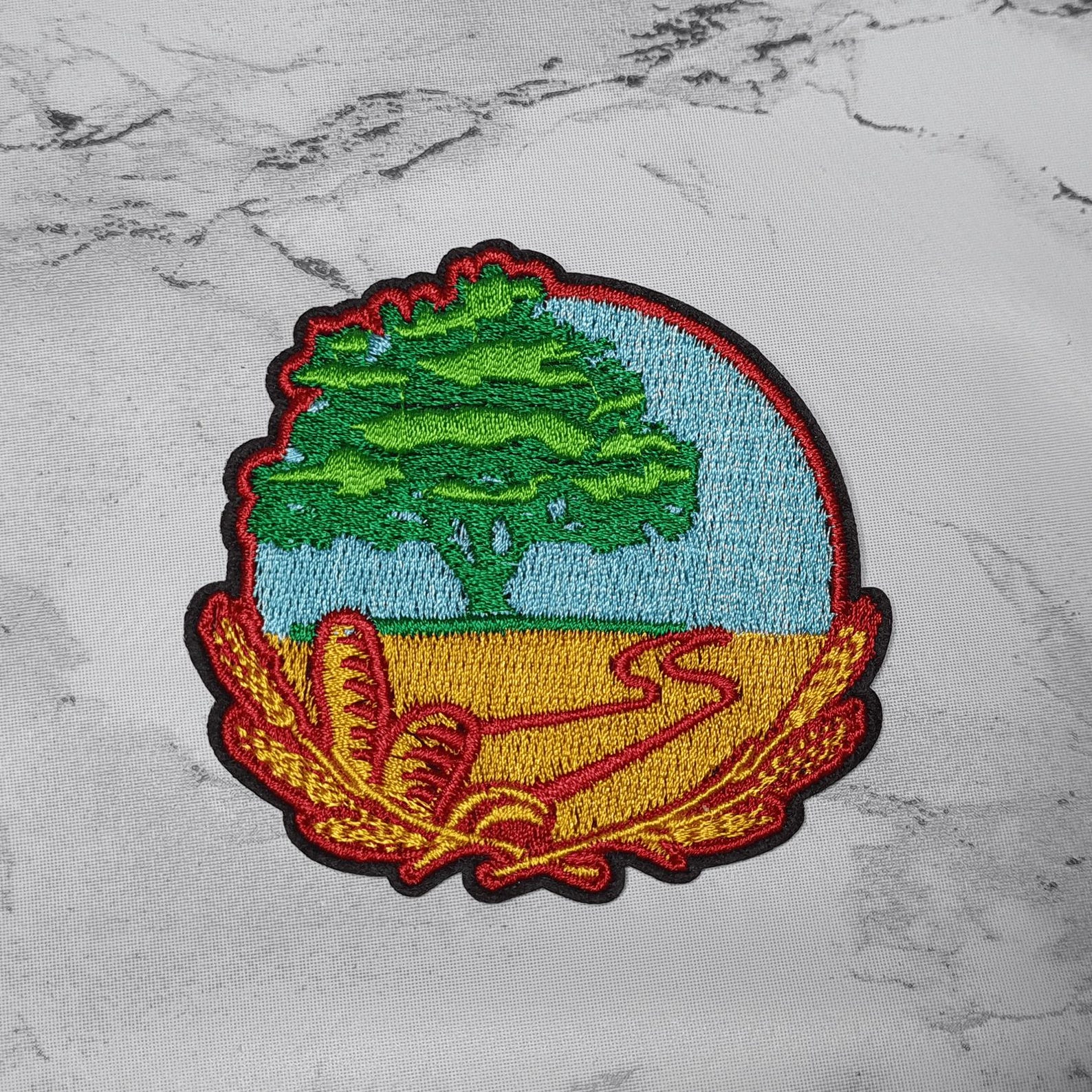 Wheat Field Embroidered Iron on Patch | Nature Camping Badge - Etsy