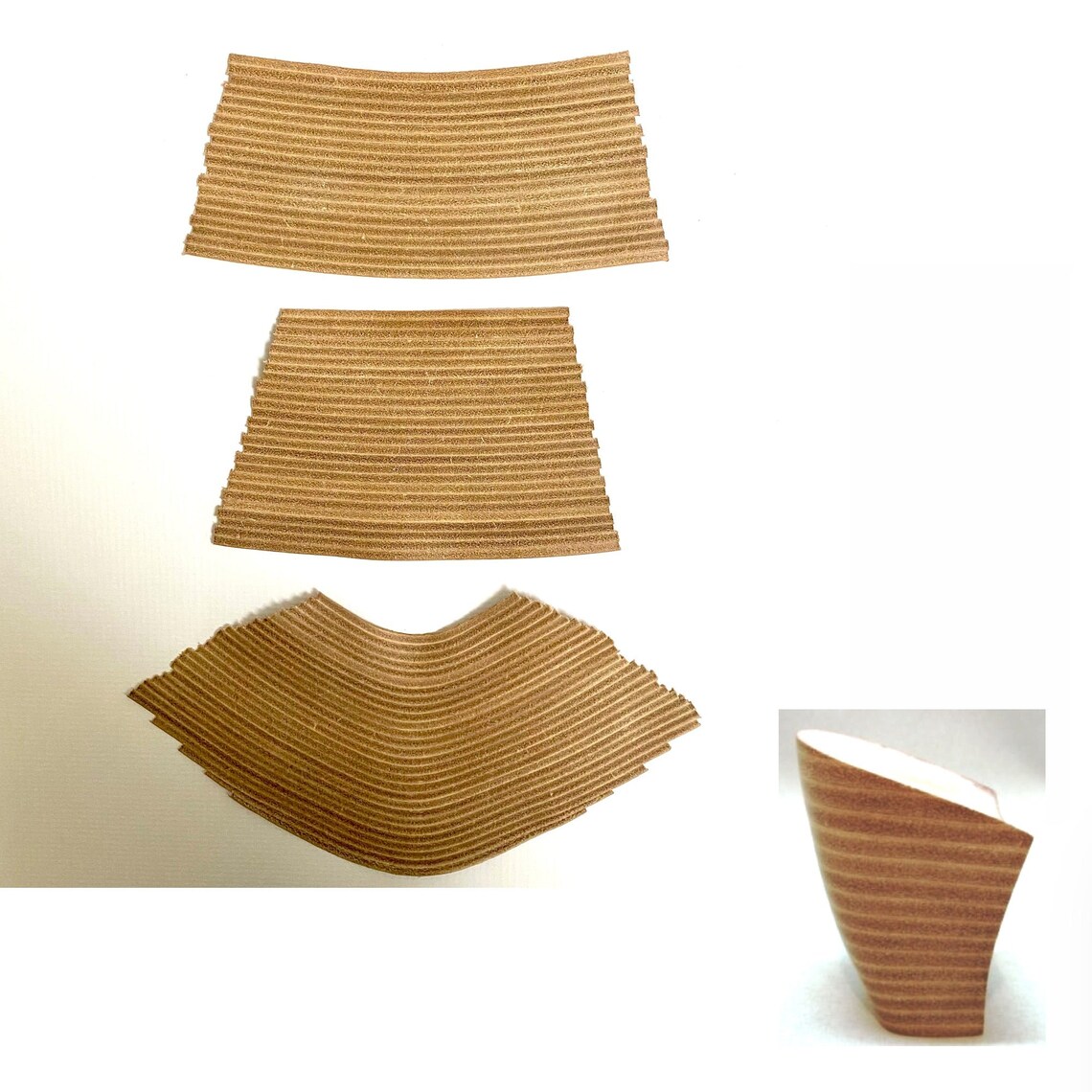 Shoemaking Heels Veg Tan Stacked Genuine Leather Heel - Etsy