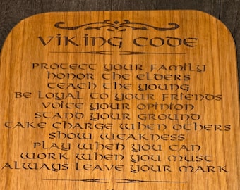 Viking Code Wall Decor - Etsy