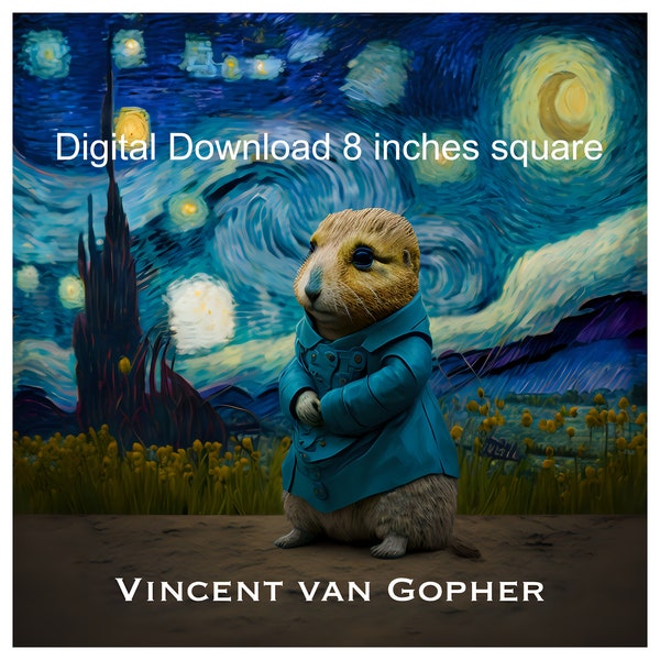 Gopher Art - Etsy UK