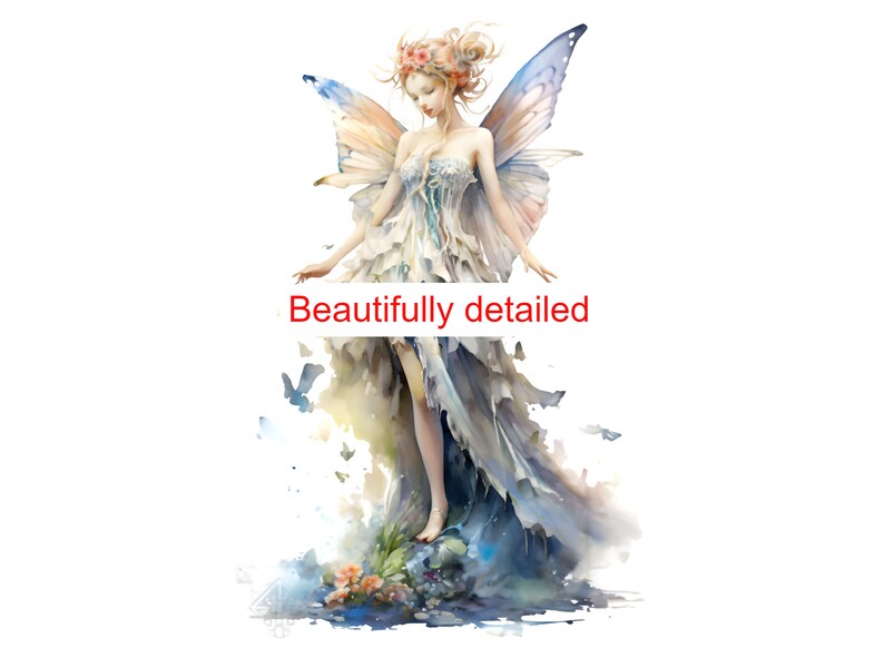 Six Fairy Clipart Images 8x6 Sublimation - Etsy Canada