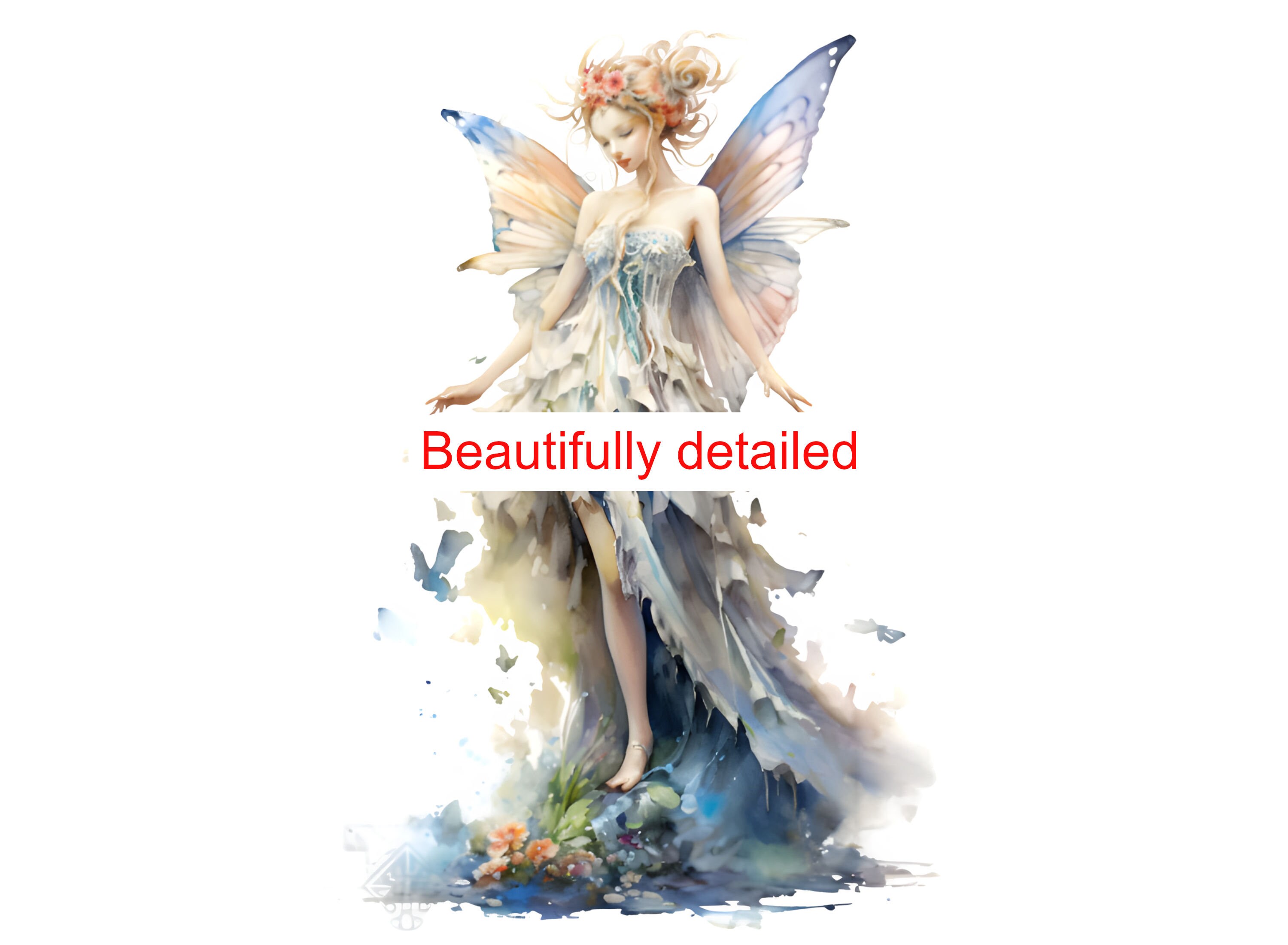 Six Fairy Clipart Images 8x6 Sublimation - Etsy Canada