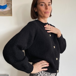 Elsa, Cardigan, Knitting Pattern , Patron Tricot, Francais, English - Etsy