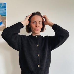 Elsa, Cardigan, Knitting Pattern , Patron Tricot, Francais, English - Etsy