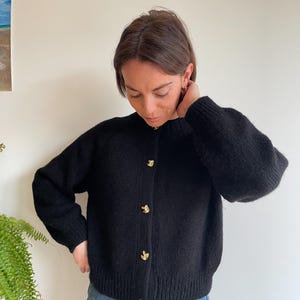 Elsa, Cardigan, Knitting Pattern , Patron Tricot, Francais, English - Etsy