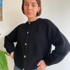 Elsa, Cardigan, Knitting Pattern , Patron Tricot, Francais, English - Etsy