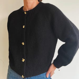 Elsa, Cardigan, Knitting Pattern , Patron Tricot, Francais, English - Etsy