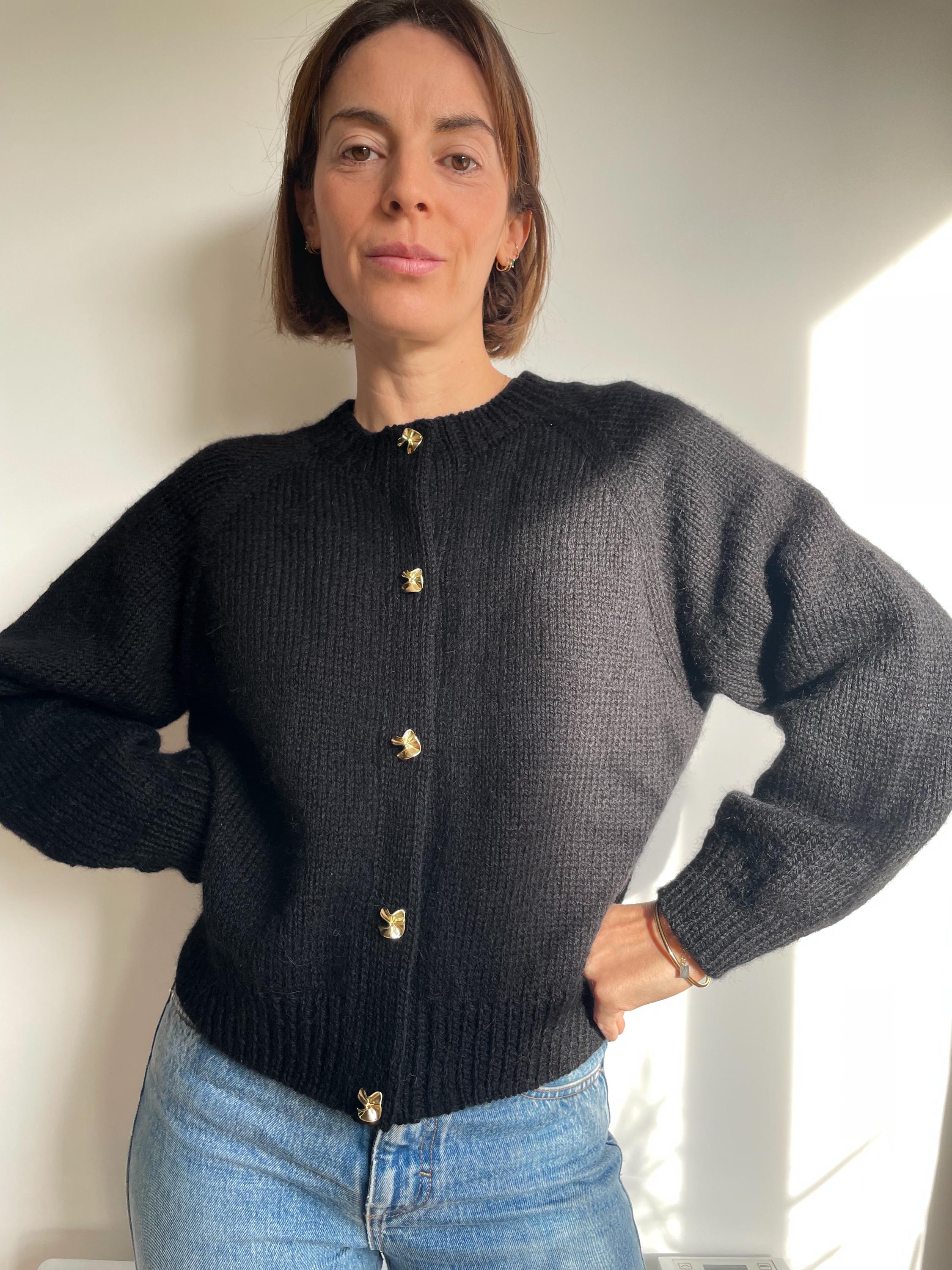 Elsa, Cardigan, Knitting Pattern , Patron Tricot, Francais, English - Etsy