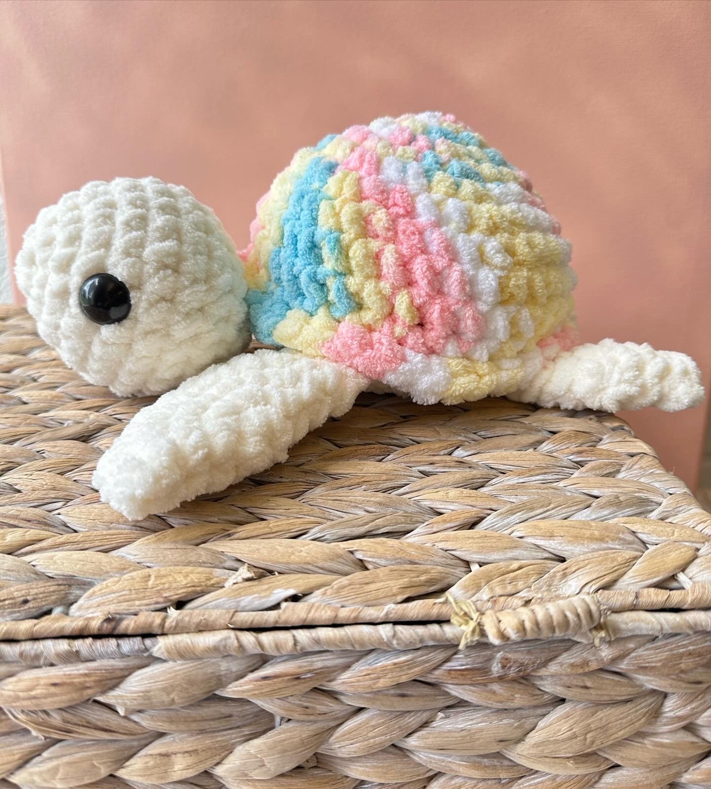 Large Crochet Turtle Plushie - Etsy